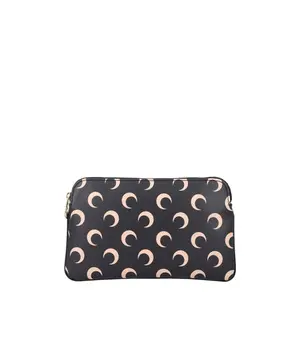 MARINE SERRE Printed Zipper Storage Bag