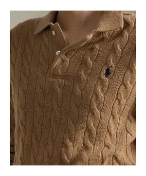 Polo Ralph Lauren Cable Knit Polo Sweater