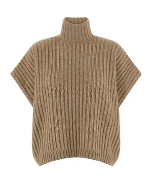 Brunello Cucinelli Ribbed Knit Turtleneck Sweater