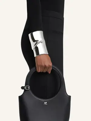 COURREGES Courrèges Melting Effect Wide-band Cuff Bracelet