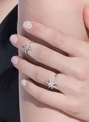 APM MONACO Meteor Star Motif Ring