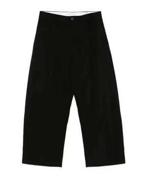 Studio Nicholson Belted Casual Trousers - Black