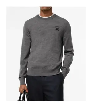 Burberry Equestrian Knight Intarsia Knit Jumper