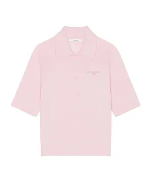 Givenchy Polo In Cotton And Silk