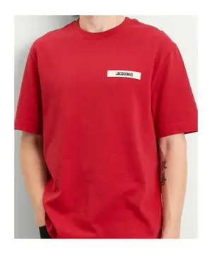 Jacquemus Logo Patch Crewneck T-shirt