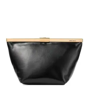 JIMMY CHOO Ganache Clutch Bag - Black