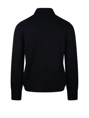 Moncler Padded Zip-up Cardigan - Navy