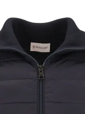 Moncler Padded Zip-up Cardigan - Navy