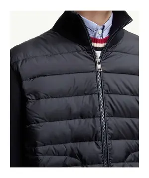 Moncler Padded Zip-up Cardigan - Navy