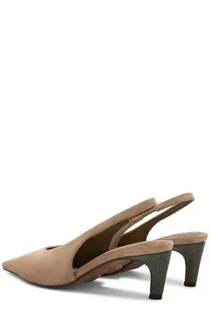 Brunello Cucinelli Slingback Heeled Pumps
