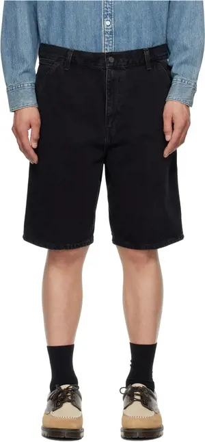 Carhartt Work In Progress Single Knee Denim Shorts