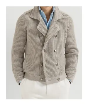 Brunello Cucinelli Mariner Cardigan - Light Brown