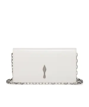 CHRISTIAN LOUBOUTIN Bettina Clutch - White