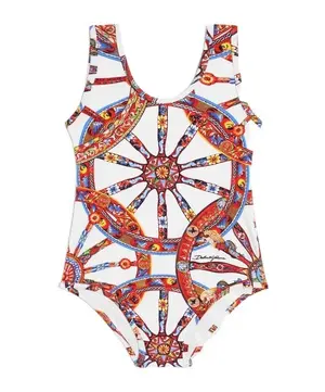 Dolce & Gabbana Carretto-print One-piece Swimsuit - Multicolor