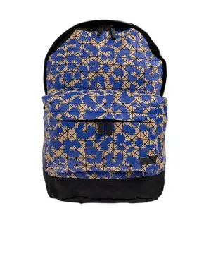 Issey Miyake Geometric Pattern Backpack - Blue