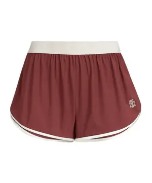 Brunello Cucinelli Logo Shorts - Red