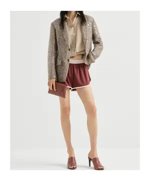 Brunello Cucinelli Logo Shorts