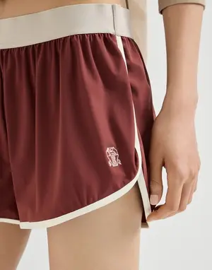 Brunello Cucinelli Logo Shorts