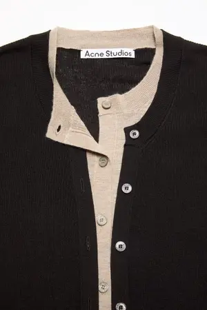 Acne Studios Layered-effect Button-up Cardigan