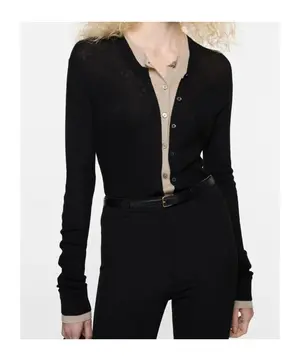 Acne Studios Layered-effect Button-up Cardigan