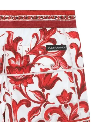 Dolce & Gabbana Drawstring Swim Trunks