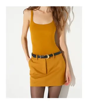 Elisabetta Franchi Leather Belt With Logo Details