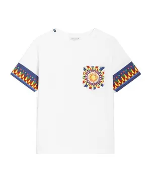 Dolce & Gabbana Carretto-print T-shirt - Multicolor