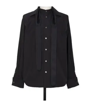 Sacai Long-sleeved Shirt - Black