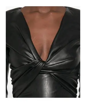 Elisabetta Franchi Knot Detailed Bodysuit