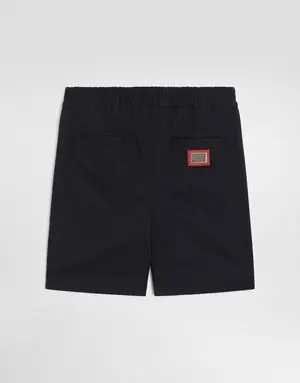 Dolce & Gabbana Cotton-gabardine Bermuda Shorts