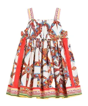 Dolce & Gabbana Carretto-print Poplin Dress