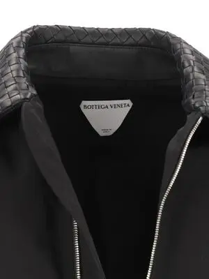 Bottega Veneta Intrecciato Collar Bomber Jacket