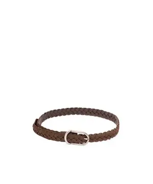 Brunello Cucinelli Woven Belt - Brown