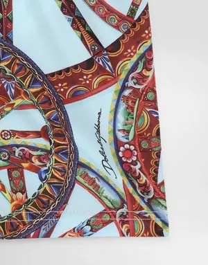 Dolce & Gabbana Carretto-print Nylon Swim Boxer Shorts - Multicolor