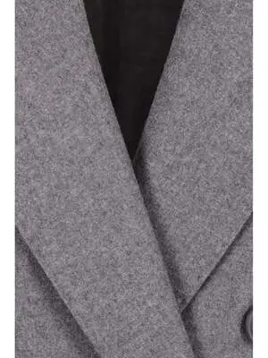 Max Mara Long-sleeved Tailored Blazer With Patch Pockets