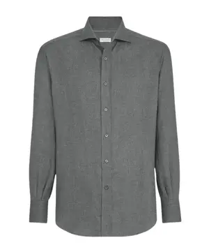 Brunello Cucinelli Long-sleeved Shirt - Grey