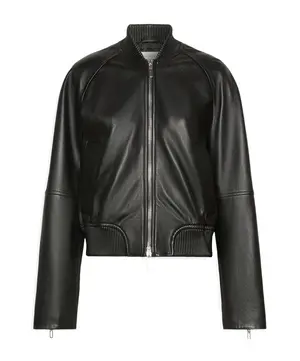 Sportmax Long-sleeve Leather Jacket - No