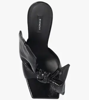 Givenchy Leather Bow Detail High Heel Sandals