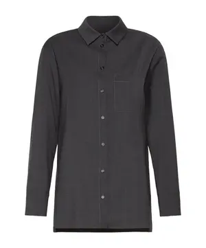 Max Mara Long-sleeved Shirt - Dark Gray