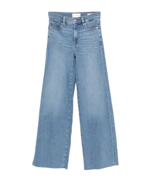 FRAME Wide-leg Jeans - Sky-blue