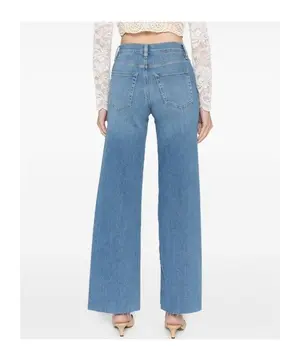 FRAME Wide-leg Jeans
