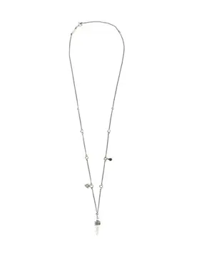 ANN DEMEULEMEESTER Impi Quartz Necklace - Ancient Silver