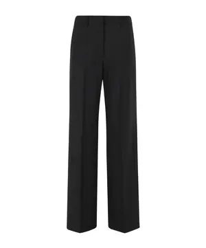 Erika Cavallini Pleated Casual Trousers - Black