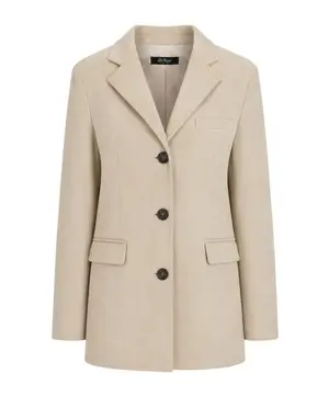 Lela Rose Long-sleeved Coat With Notched Lapel