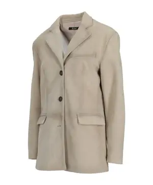 Lela Rose Long-sleeved Coat With Notched Lapel