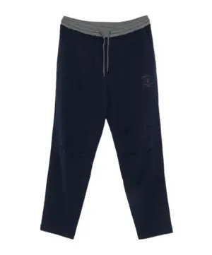 Brunello Cucinelli Logo-embroidered Drawstring Track Pants - Black