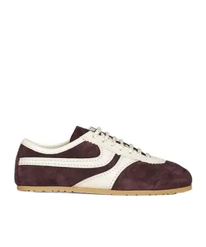 Dries Van Noten Suede Panel Low-top Sneakers