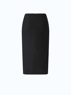 Pinko Lace-up Front-slit Skirt