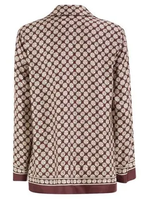 Max Mara Printed Fluid Shirt - Nude