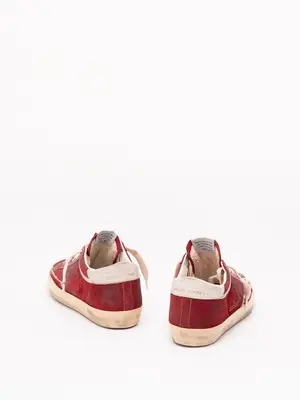 GOLDEN GOOSE Super Star Low-top Sneakers - Red